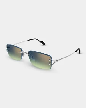 Cartier C Decor Rimless Sunglasses - Multicolor