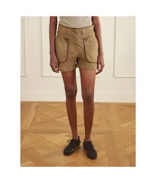 Isabel Marant Étoile Suede Buckled Shorts - No