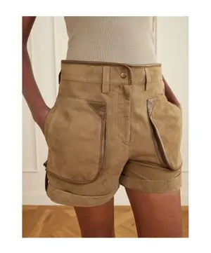 Isabel Marant Étoile Suede Buckled Shorts - No