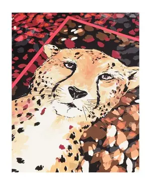 FERRAGAMO Printed Silk Scarf - Multicolor