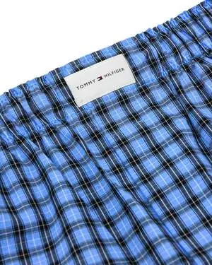 Tommy Hilfiger Plaid Boxer Shorts - Blue
