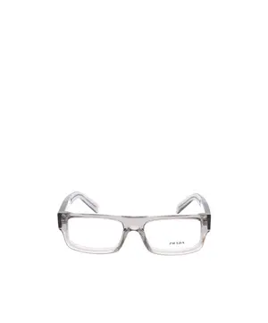 Prada Eyeglasses Rectangle Frame - White