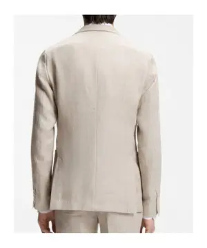 Hugo Boss Hanry Two-button Blazer - Beige