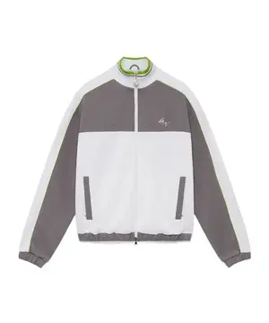 Casablanca Tennis Jacquard Track Jacket - Grey/white