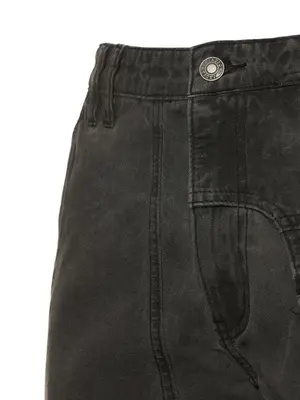 JADED LONDON Straight Leg Cargo Jeans With Zip Details