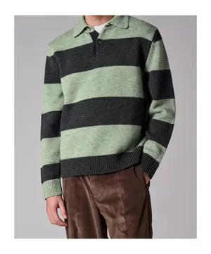 Paul Smith Striped Polo Sweater