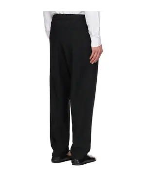 Issey Miyake Homme Plissé Herringbone Relaxed Fit Pants