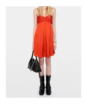 Zadig&Voltaire Suspender Dress - Orange