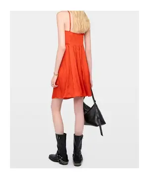 Zadig&Voltaire Suspender Dress - Orange