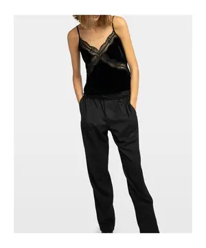 Zadig&Voltaire Velvet Camisole With French Lace