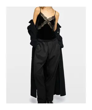 Zadig&Voltaire Velvet Camisole With French Lace