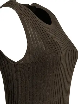 Loulou De Saison Sleeveless Round Neck Maxi Dress