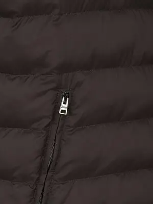 Herno High-neck Padded Gilet - Brown