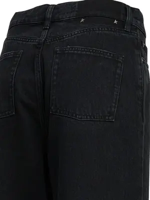 GOLDEN GOOSE Boyfriend Wide-leg Jeans - Black