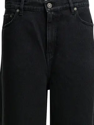 GOLDEN GOOSE Boyfriend Wide-leg Jeans - Black