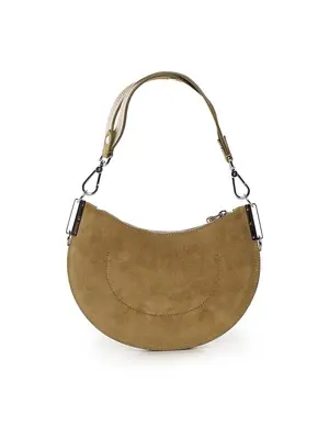 COCCINELLE Curved Zip Shoulder Bag - Brown