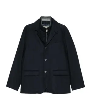 Herno Long-sleeved Zip-up Jacket - Black