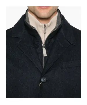 Herno Long-sleeved Zip-up Jacket - Black