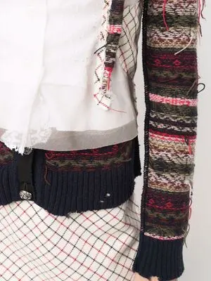 MAISON MARGIELA Spliced Cardigan Dress