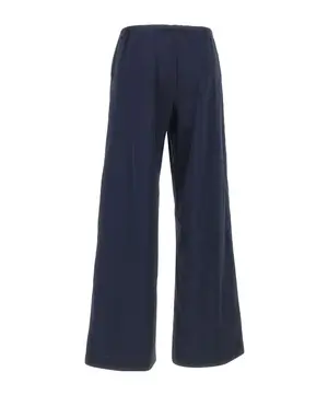 Herno Wide-leg Drawstring Pants - Navy