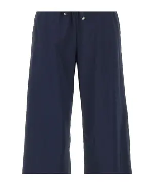 Herno Wide-leg Drawstring Pants - Navy