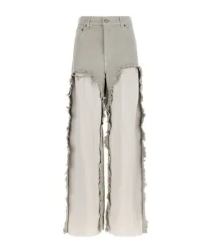 HAIKURE Bonnie Satin Panel Jeans - Gray