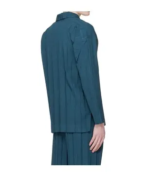Issey Miyake Edge Ensemble Pleated Shirt