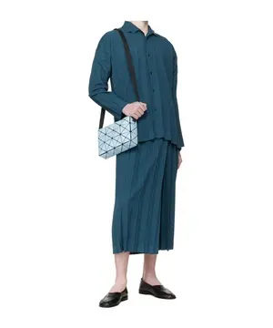 Issey Miyake Edge Ensemble Pleated Shirt