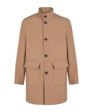 Button Detailed Coats For Men