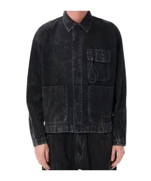 AND WANDER Textured Utility Jacket