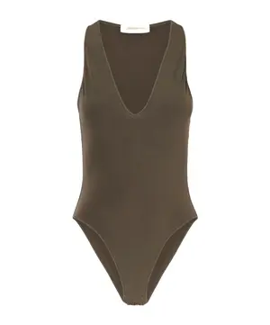 Zimmermann Deep V-neck Bodysuit - Green