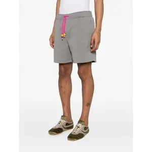 Casablanca Logo Pattern Quilted Shorts