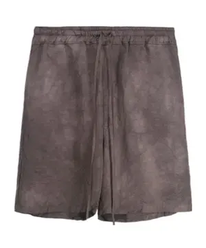 ROBERTO COLLINA Hand-treated Drawstring Shorts - Black