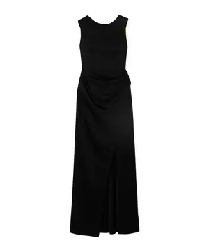 Simkhai Sleeveless Open Back Draped Gown