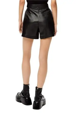 Loewe Leather Shorts