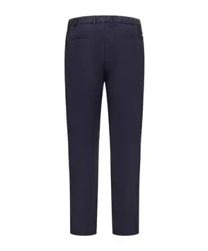 Herno Drawstring Waist Tapered Trousers - Blue