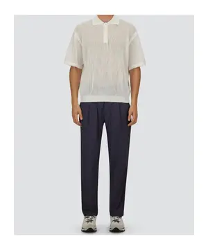 Herno Drawstring Waist Tapered Trousers - Blue