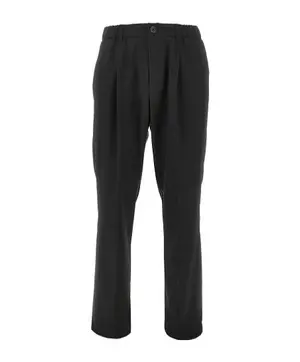 Herno Pleated Trousers - Black