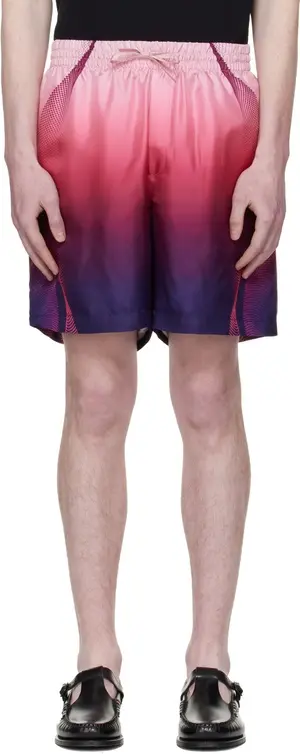 Casablanca Gradient Drawstring Shorts
