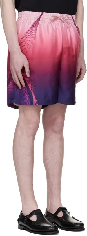 Casablanca Gradient Drawstring Shorts