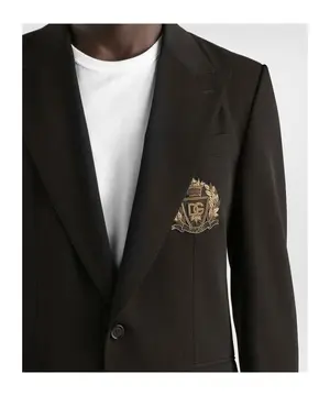 Dolce & Gabbana Dolce Gabbana Single-breasted Sicilia Light Jacket - Black