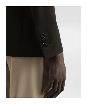 Dolce & Gabbana Dolce Gabbana Single-breasted Sicilia Light Jacket - Black