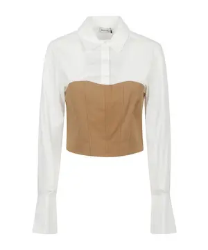 Simkhai Pointed Collar Shirts For Women