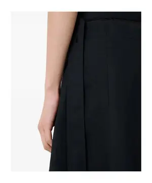 Studio Nicholson Belted Wrap Skirt - Black