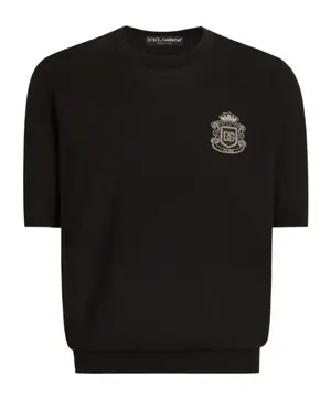 Dolce & Gabbana Crest Crew-neck T-shirt