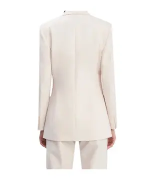 Victoria Beckham Single-breasted Suit Jacket - Ivory