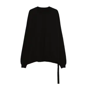 Rick Owens Long Sleeve Tie Detail Sweatshirt
