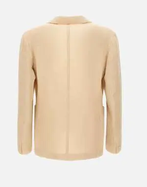 Eleventy Single-breasted Slim Fit Blazer - Nude