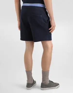 Dolce & Gabbana Knitted Drawstring Shorts - Blue