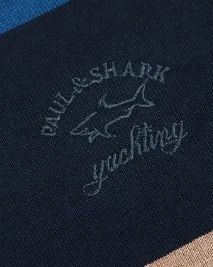 PAUL  SHARK Striped Long-sleeved Polo Shirt